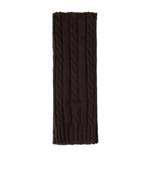 Prada Cashmere Scarf - Dark Brown