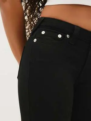 True Religion Billie Mid Rise Straight Jean