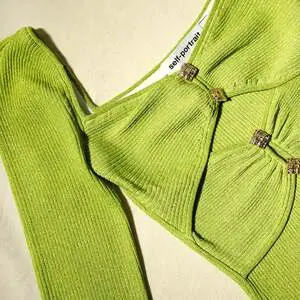 SELF-PORTRAIT Long-sleeve Knitted Dress