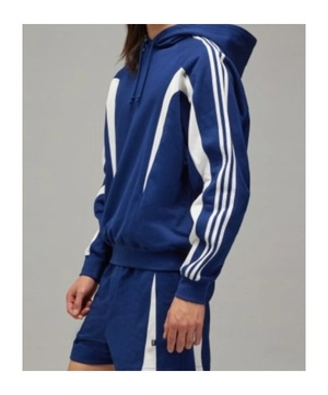 Y3 Hooded Colour-block Sweatshirt