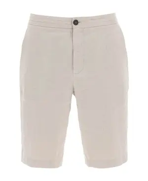 Zegna Logo Shorts - White