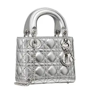 Dior Mini Lady Bag - Gray
