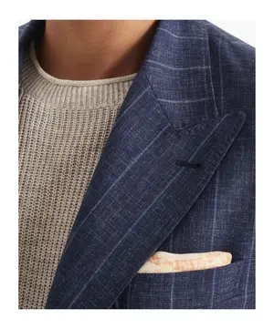 Brunello Cucinelli Double Face Pocket Square