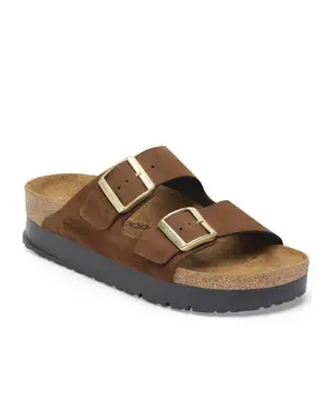 BIRKENSTOCK Arizona Pap Flex Platform Sandals With Buckle Detail