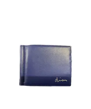 Dior Logo Wallet - Blue