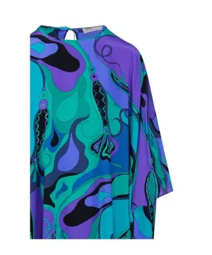 Emilio Pucci Orchidee Printed Kaftan
