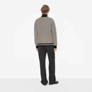 Burberry Check-pattern V-neck Cardigan