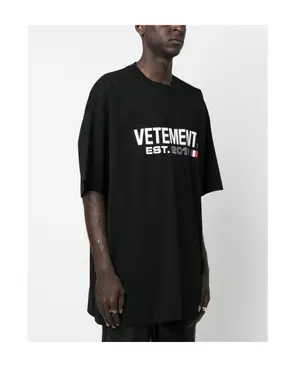 Vetements Logo Printed Oversized T-shirt