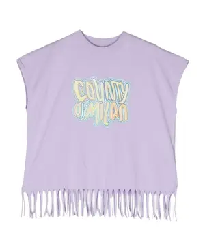 MARCELO BURLON COUNTY OF MILAN Sleeveless Blouse - Purple