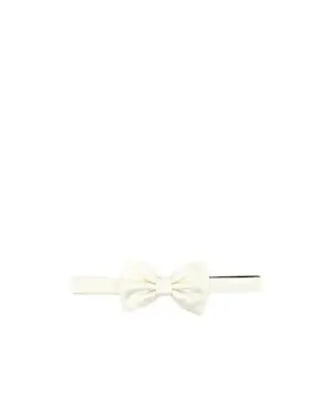Valentino Garavani Silk Bow Tie - White