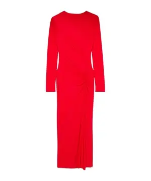 Simkhai Ferrera Midi Dress - Fiery Red