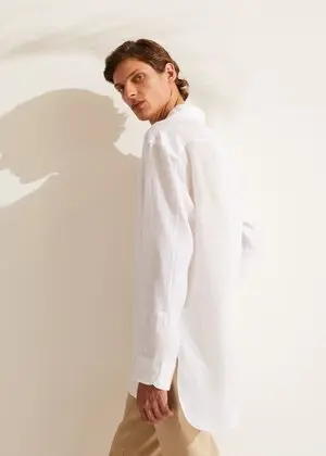 Loro Piana Slub-texture Linen Shirt