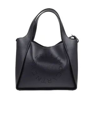 Stella McCartney Perforated-logo Tote Bag - Black