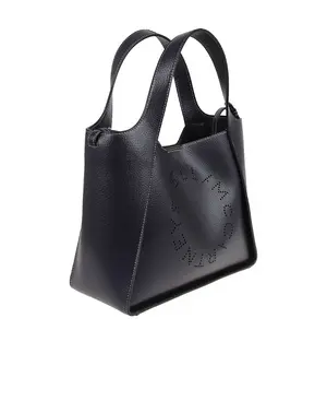 Stella McCartney Perforated Logo Tote Bag - Black