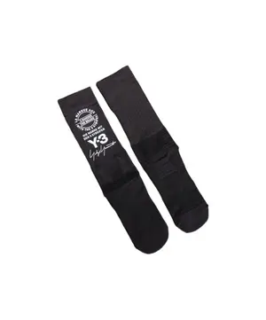 Yohji Yamamoto Ribbed Knit Socks - Black