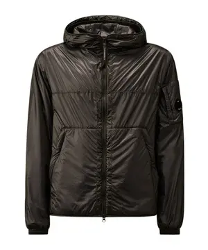 C.P. COMPANY Hooded Jacket - Total Solar Eclipse-blue