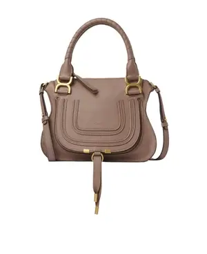 Chloé Marcie Small Top Handle Bag - Brown