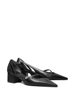 Tory Burch Double T Buckle D'orsay Pumps