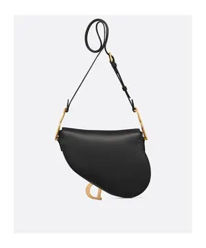 Dior Medium Saddle Bag - Black