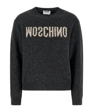 Moschino Long-sleeved Sweater - Grey