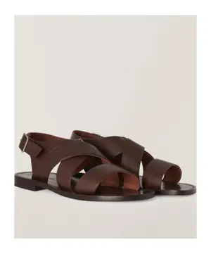 Loro Piana Peep-toe Patent Leather Booties With Buckled Ankle Straps
