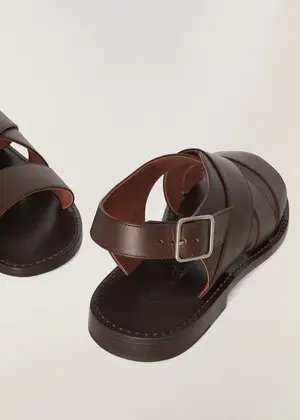 Loro Piana Peep-toe Patent Leather Booties With Buckled Ankle Straps