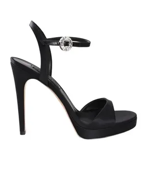 Casadei 100mm Michelle Sandals - Black