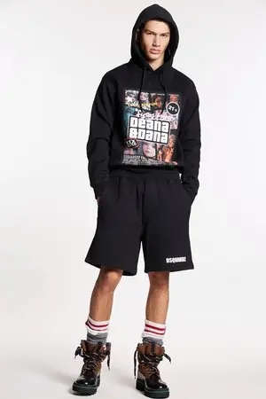 Dsquared2 Logo Printed Bermuda Shorts