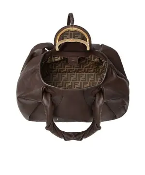 Fendi Dark Brown Leather Bag