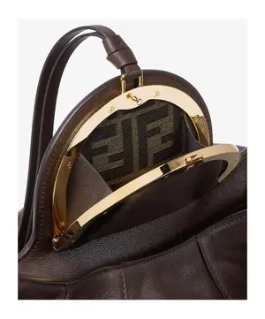 Fendi Dark Brown Leather Bag
