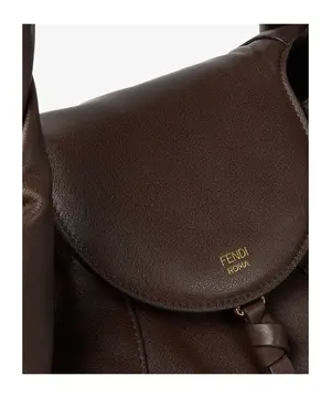 Fendi Dark Brown Leather Bag