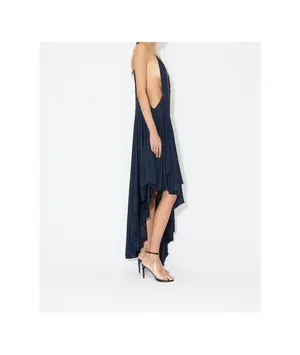 Alaïa Matte Jersey Asymmetrical Slip Dress