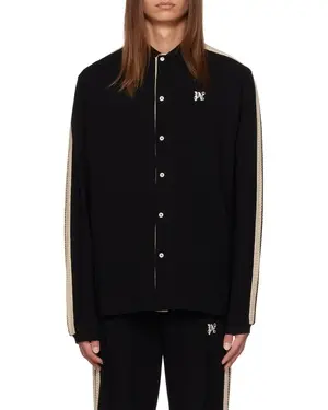 Palm Angels Long-sleeved Button-up Shirt