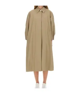 Fabiana Filippi Button Raglan Sleeve Coat