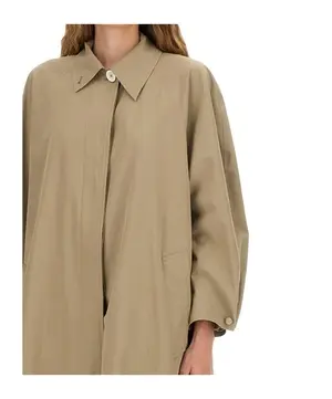 Fabiana Filippi Button Raglan Sleeve Coat