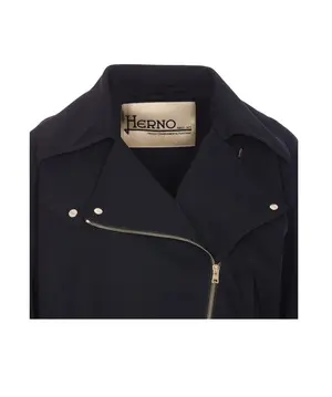 Herno Zip-up Biker Jacket