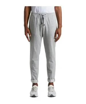 Peserico Tapered Trousers With Drawstring Waist - Gray