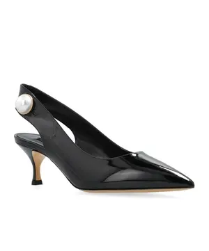Casadei Pearl Embellished Slingback Pumps