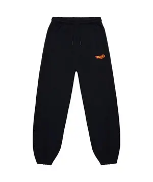 MARCELO BURLON COUNTY OF MILAN County Flame Track Pants - Black