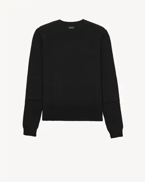 Saint Laurent Knitted Crew Neck Sweater
