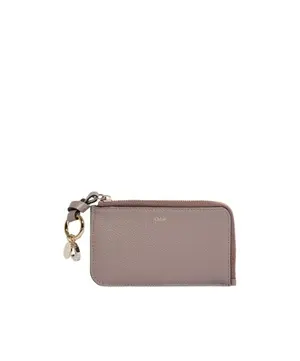 Chloé Alphabet Card Holder - Gray