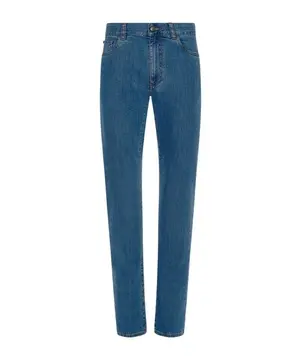 Canali Five-pocket Straight-leg Jeans