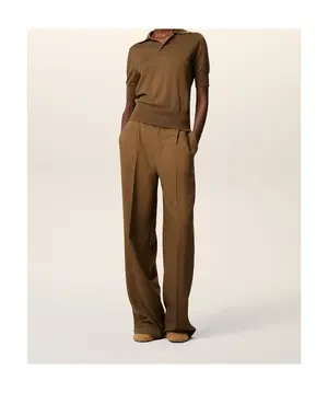 AMI Paris Short Sleeve Knitted Polo Shirt