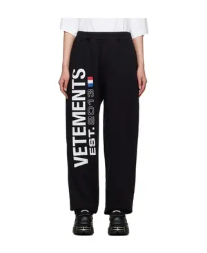 Vetements Flag Logo Print Track Pants