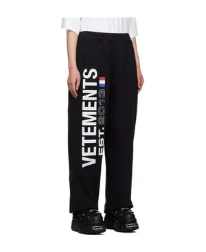 Vetements Flag Logo Print Track Pants