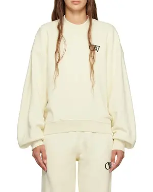 Off-White Logo Printed Crewneck Sweatshirt
