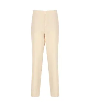 Fabiana Filippi Cropped Trousers With Side Light Details