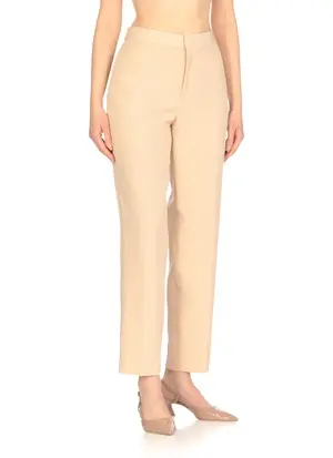 Fabiana Filippi Cropped Trousers With Side Light Details