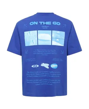 Off-White Moon Printed Crewneck T-shirt