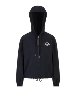 Moschino Zipped Bomber Jacket - Black